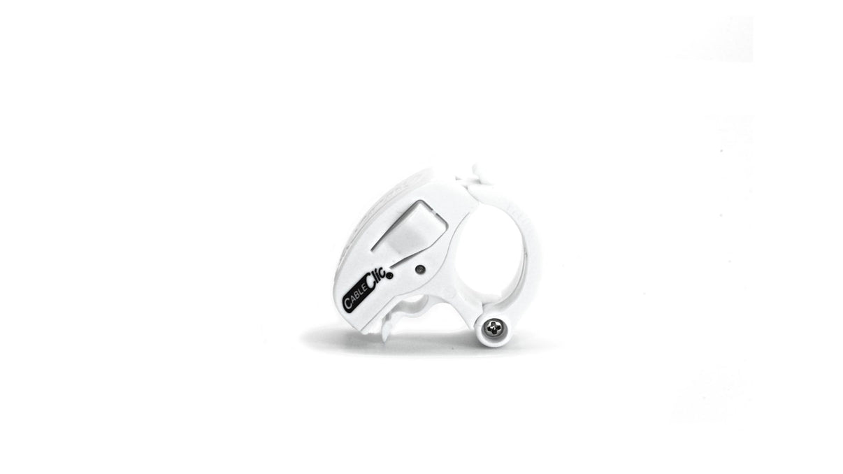 Cable Clic® Mini White – Easy organization – Cableclamp.no